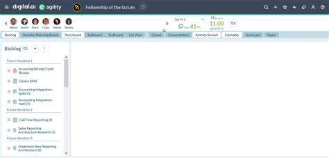 First Sprint Review Checklist · Digital Ai Agility