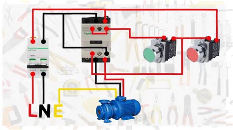 Single Phase Motor Circuit Diagram