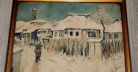 Aukcije Hr Franjo Leder Stari Akvarel 1935 Godina