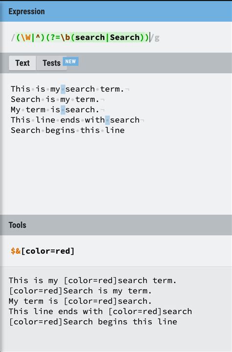 Using Regex In Find And Replace With Case Insensitivity Responsiveness