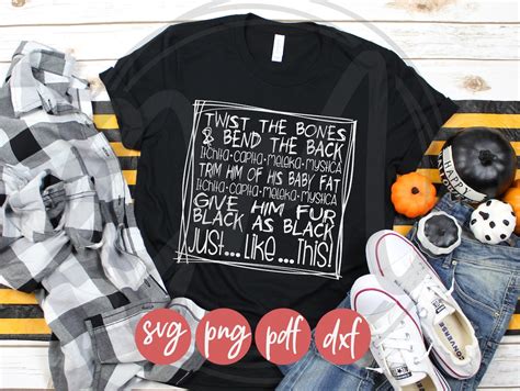 Binx Spell Svg Png Pdf Dxf Binx Fanclub Svg Binx Spell Twist The Bones Halloween Svg Hocus