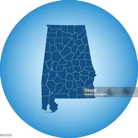 Vetores De Mapa De Alabama E Mais Imagens De Alabama Alabama América