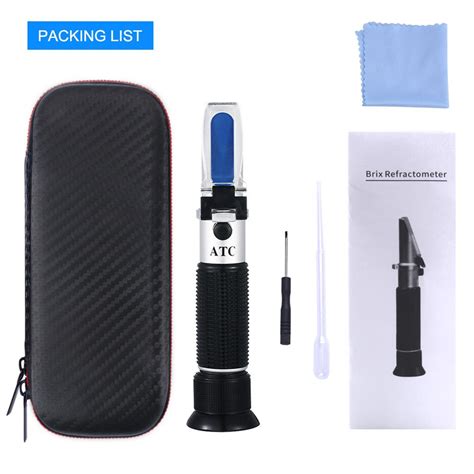 Yieryi Portable Refractometer Methanol Glass Freez Vicedeal