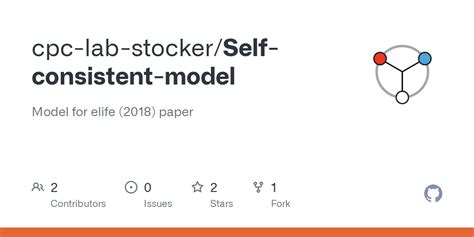 Github Cpc Lab Stockerself Consistent Model Model For Elife 2018 Paper