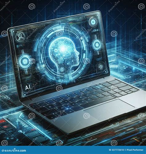 artificial intelligence the future of machine intelligence stock illustration illustration of