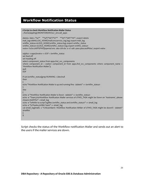 Shell Scripts For Oracle Database And E Business Suitepdf Operating Systems Computer