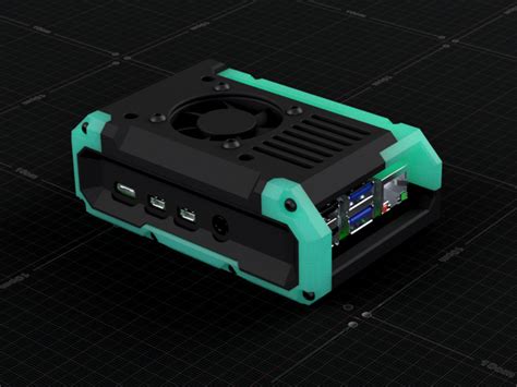 Raspberry Pi 4 Case Updated By Squirrelbrain Makerworld Download Free 3d Models