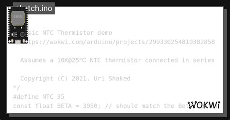 Ntc Wokwi Esp32 Stm32 Arduino Simulator