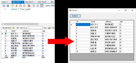 【c】mysqlのテーブルデータをcのdatagridviewに表示するには Tech Vb