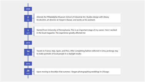 CSS Timeline Css Web Development Design Text Effects