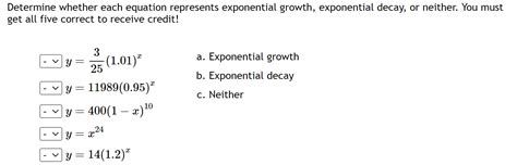 Solved Determine Whether Each Equation Represents