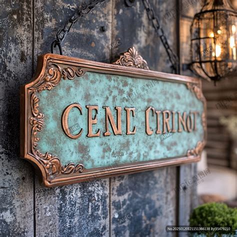 Ai创作图欧式复古招牌 西式门牌 欧式招牌 铁艺餐厅门牌 复古营业牌 欧式门牌 创意门牌 西餐牌匾 门牌装饰 门牌创意 店铺门牌 装修门牌