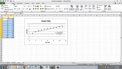 excel graphing instructions for investigation youtube