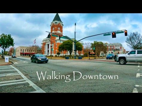 Walking Downtown Statesboro Ga College Town Tour Youtube
