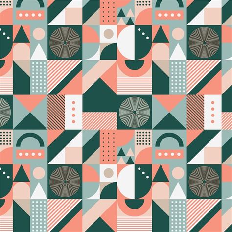 Free Vector Muted Color Palette Pattern