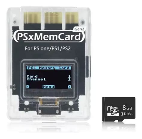 Memory Card Ps Ps Bitfunx Psxmemcard Gen Tela Oled gb Frete grátis