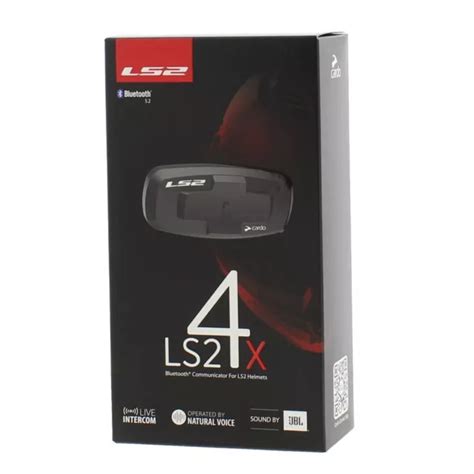 INTERPHONE LS2 4X Solution De Communication Universelle Par Cardo Avec Son JBL EUR 250 00