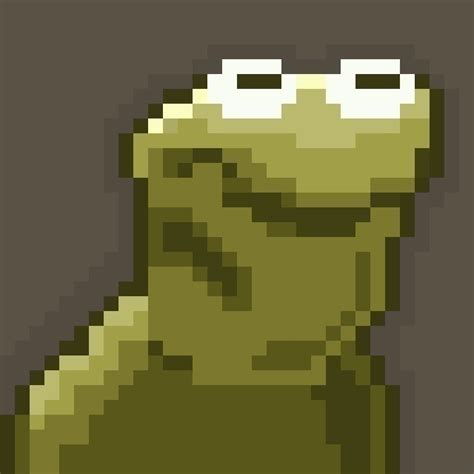 Kermit Frog Arte De 8 Bits De Foto A Caricatura Bocetos