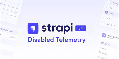 how to disable telemetry in strapi 4 by codingland medium