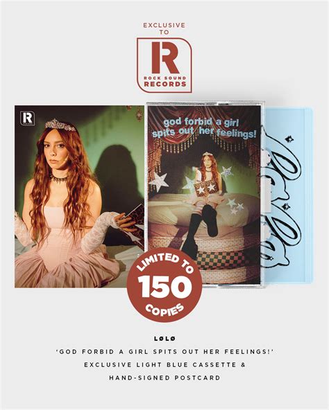 LØlØ God Forbid A Girl Spits Out Her Feelings The Album Story
