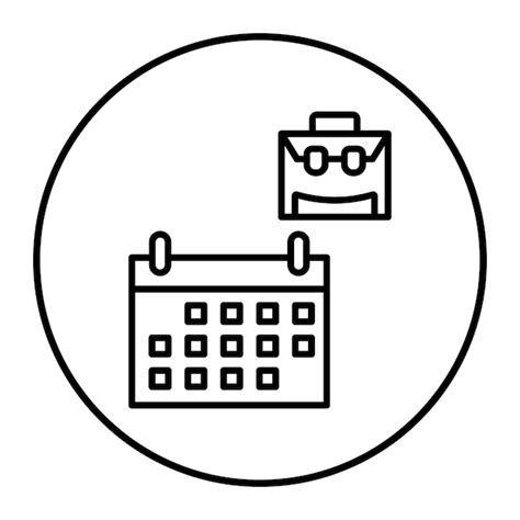 Premium Vector Calendar Vector Illustration