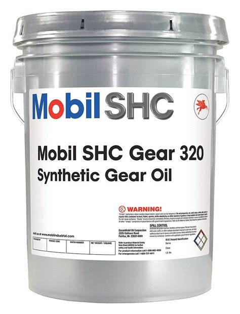 Mobil Shc Gear 320 5 Gal Gear Oil 45nm33121325 Grainger