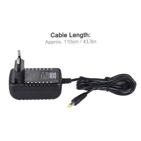 9V 2A Power Supply Adapter Converter for Guitar Bass Effect 100~240V ...