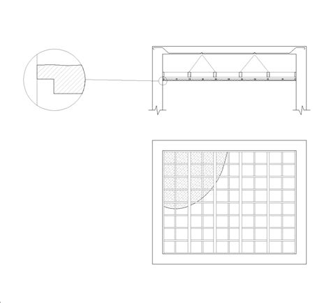 Plasterboard Ceiling Bulkheads Dwg Cad Detail Free Download