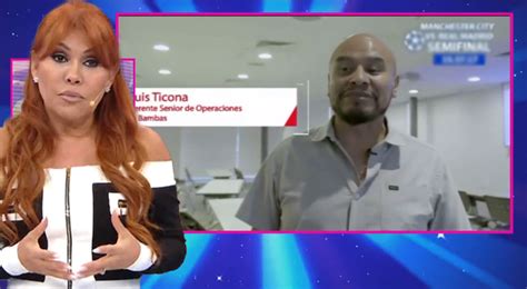 Cuto Guadalupe Luis Ticona Magaly Medina Revela El Nombre De Quien