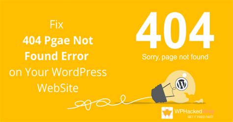 how to fix error 404 page not found in wordpress