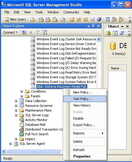 SQLCoffee Policy Based Management