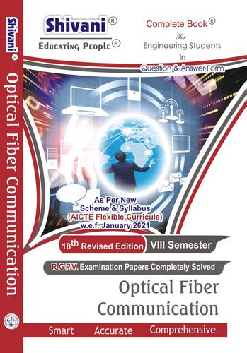 optical fibre communication b tech 8th sem ec 2022 edition shivani