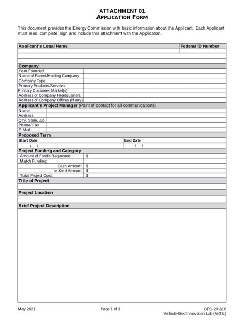 California Automated Permit Processing Program Calapp Doc Template