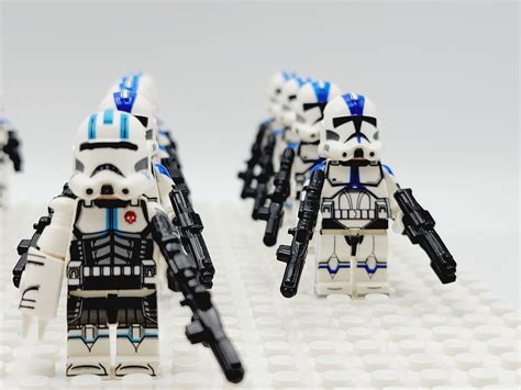 Star Wars 501st Captain Rex Jesse Echo Clone Troopers Army Set 23pcs