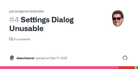 Settings Dialog Unusable · Issue 4 · Panzergamedxfplotter · Github