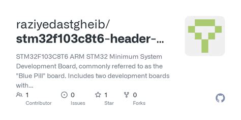 Github Raziyedastgheib Stm32f103c8t6 Header Board Stm32f103c8t6 Arm Stm32 Minimum System