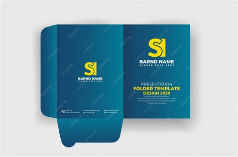 Premium Vector Professional Business File Folder Design Template