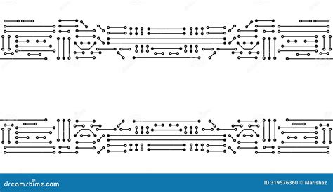 Electronic Circuit Frame High Tech Concept Stock Vector Illustration Of Empty Abstract Electronic Circuit Frame High Tech Concept Stock Vector Illustration Of Empty Abstract