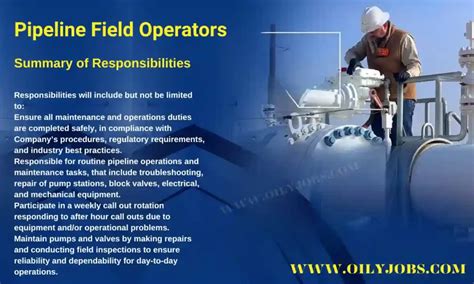 Pipeline Field Operators Job