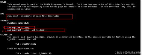 Linux基础io重定向close 与dup2 Csdn博客