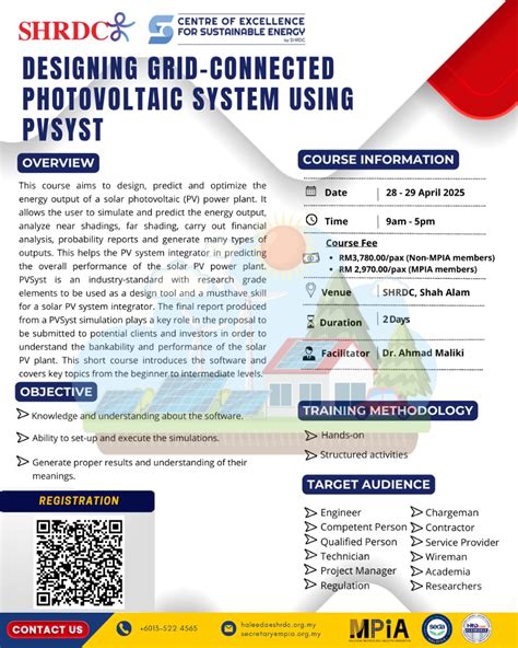Designing Grid Connected Photovoltaic System Using Pvsyst Malaysian Photovoltaic Industry