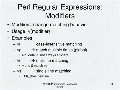 Ppt Perl Regular Expressions Powerpoint Presentation Free Download