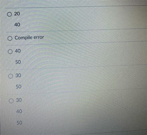Solved What Will Be The Output Of The Following Program