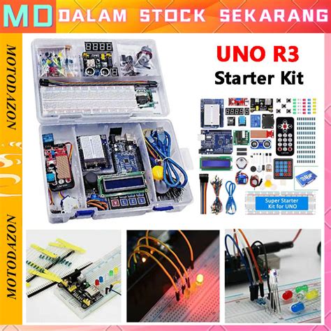 Jual Stok Tersedia Arduino Uno R3 Starter Kit Paket Compatible 2