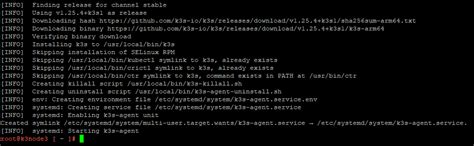 upgrade of a k3s lightweight kubernetes cluster