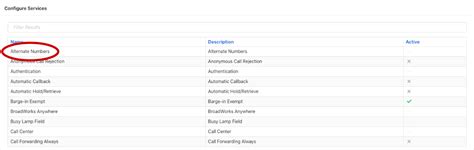 Alternate Numbers Konica Minolta Unified Communications