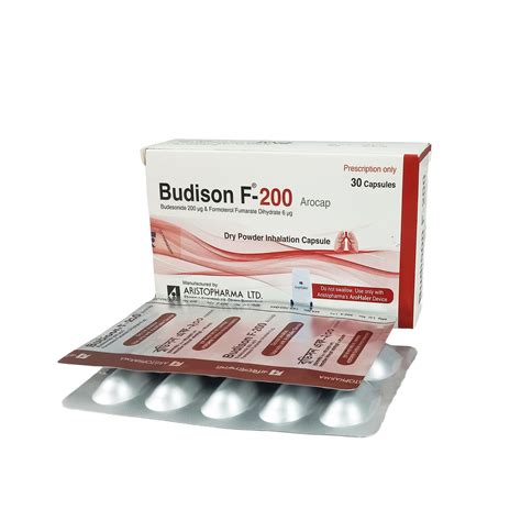 Budison F 200 Mcg 6 Mcg Inhalation Capsule বুডিসন এফ ২০০ মাইক্রো গ্রাম ৬ মাইক্রো গ্রাম