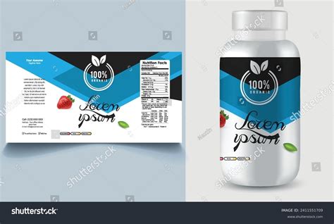 Bottle Label Package Template Design Label Stock Vector Royalty Free 2411551709 Shutterstock