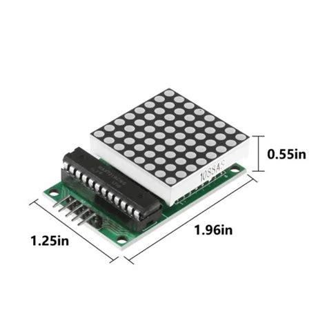 Dot Matrix Display Max7219 Module Mcu Control Display