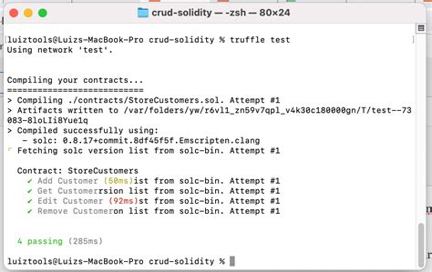 Smart Contract Crud Em Solidity Com Truffle E Js Luiztools